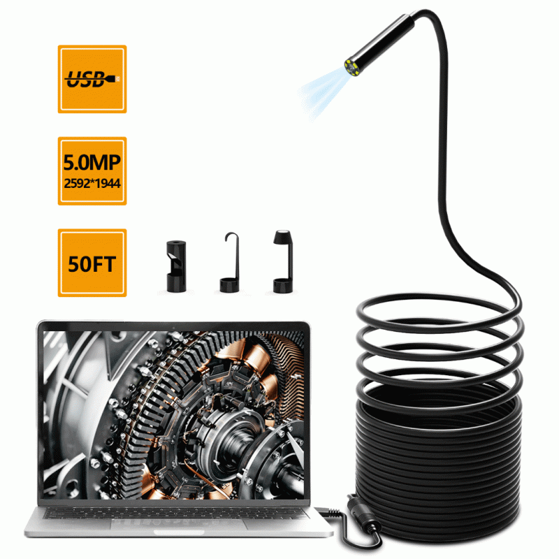 Dxztoz 5 0mp Usb Endoscope